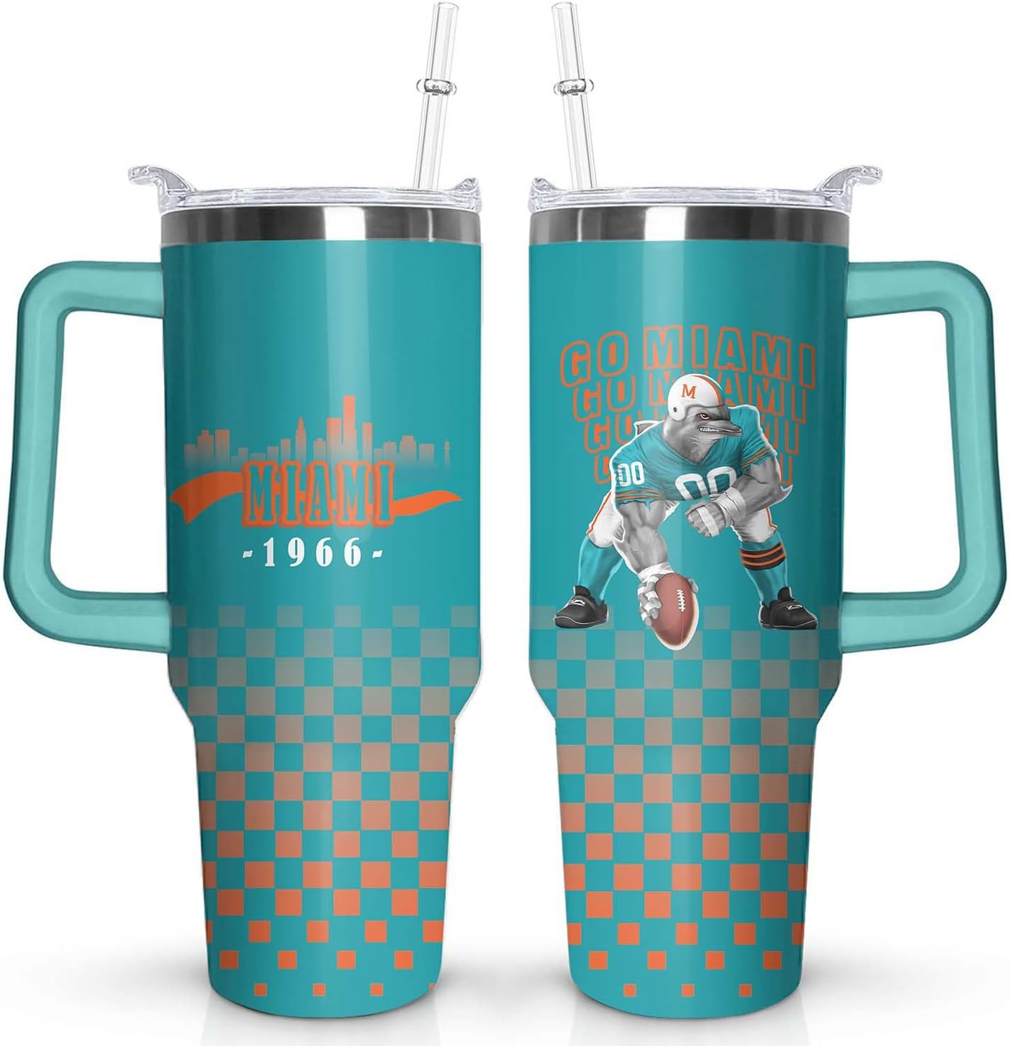 Miami Classic Football City Tumbler Cup, Football Gifts for Football ...
