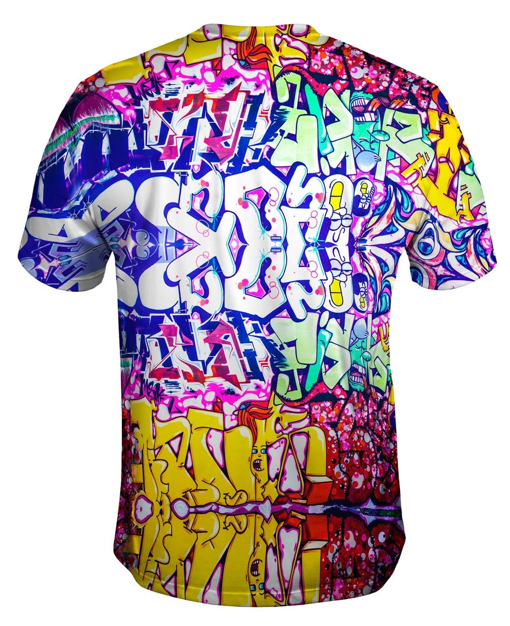 Miami Daze Word Splash Graffiti Art Basel Miami 2013 Mens T-Shirt All ...