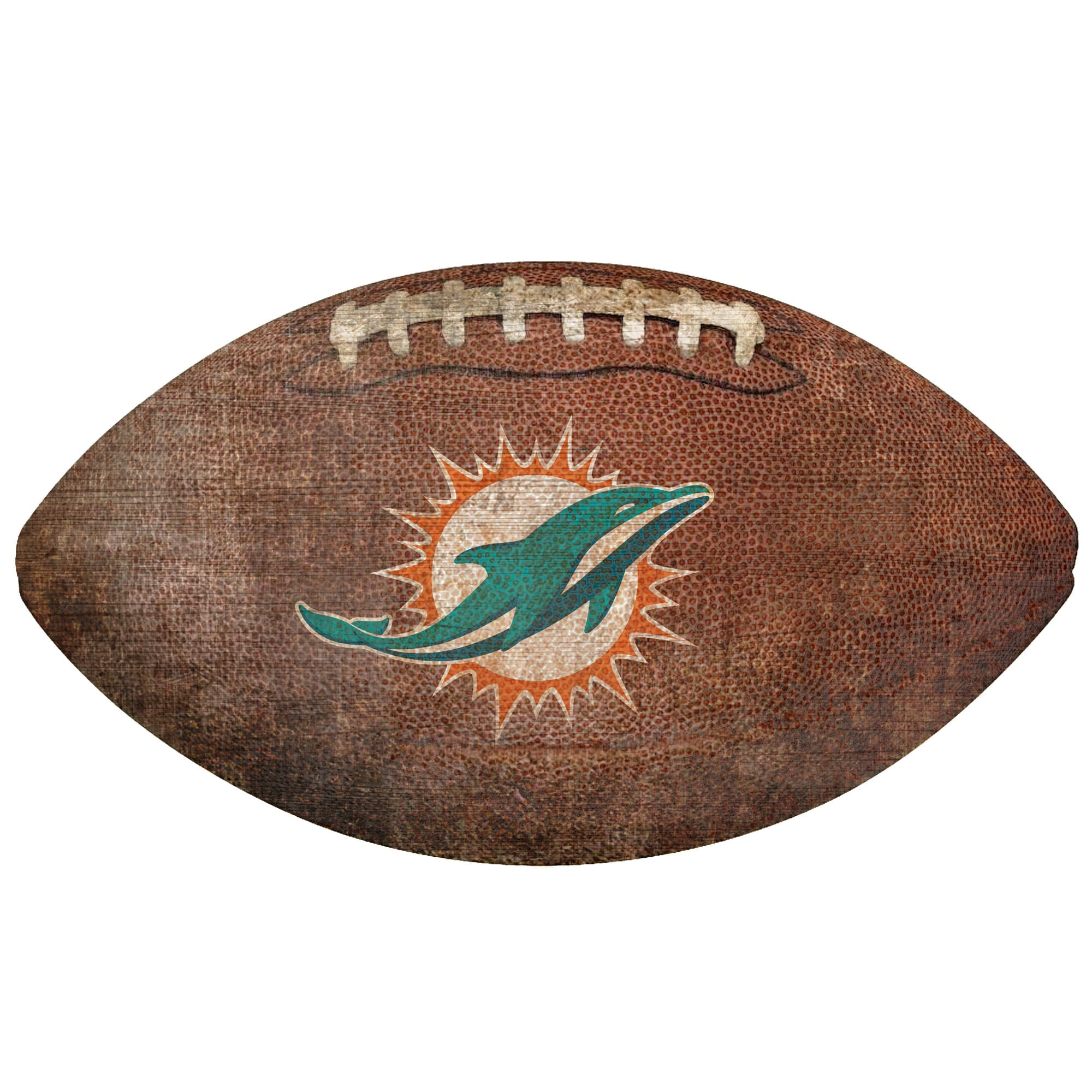 Miami Dolphins 12'' Football Sign - Walmart.com