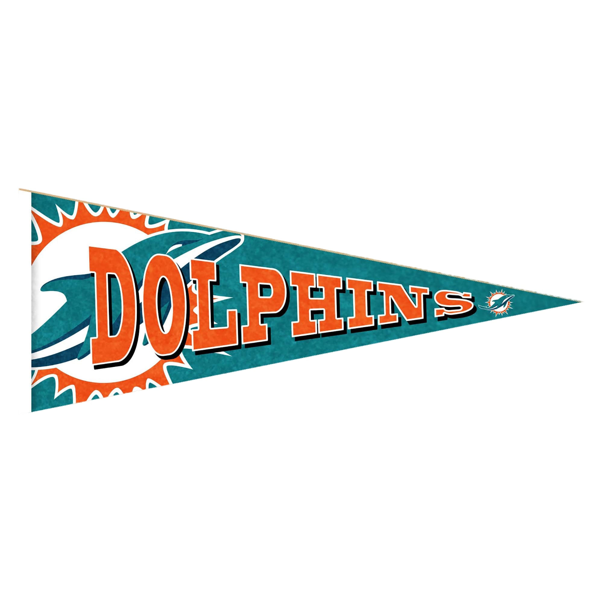 Miami Dolphins 24'' Wood Pennant - Walmart.com