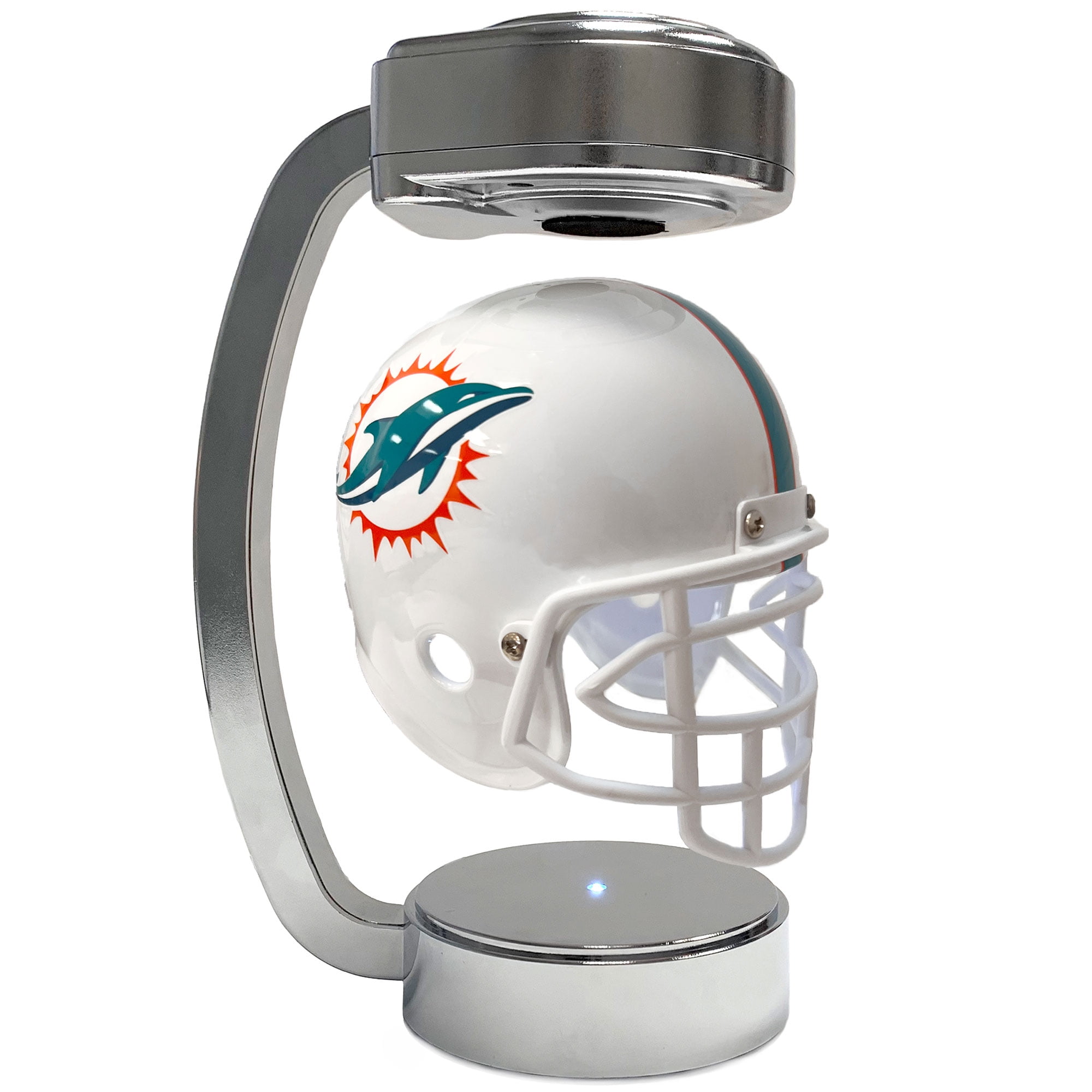 Miami Dolphins Chrome Base Mini Hover Helmet - Walmart.com