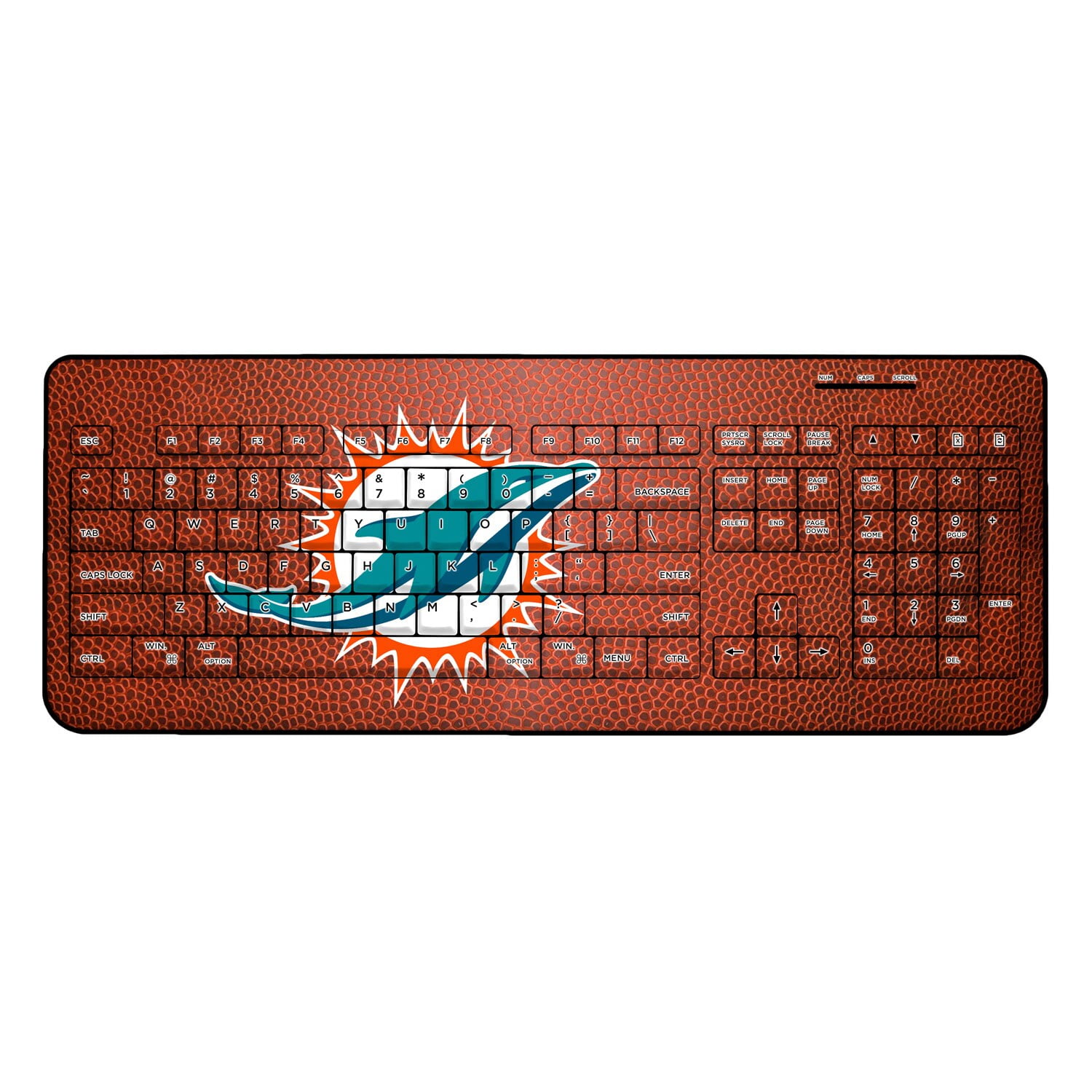Miami Dolphins Football Design Wireless Keyboard - Walmart.com