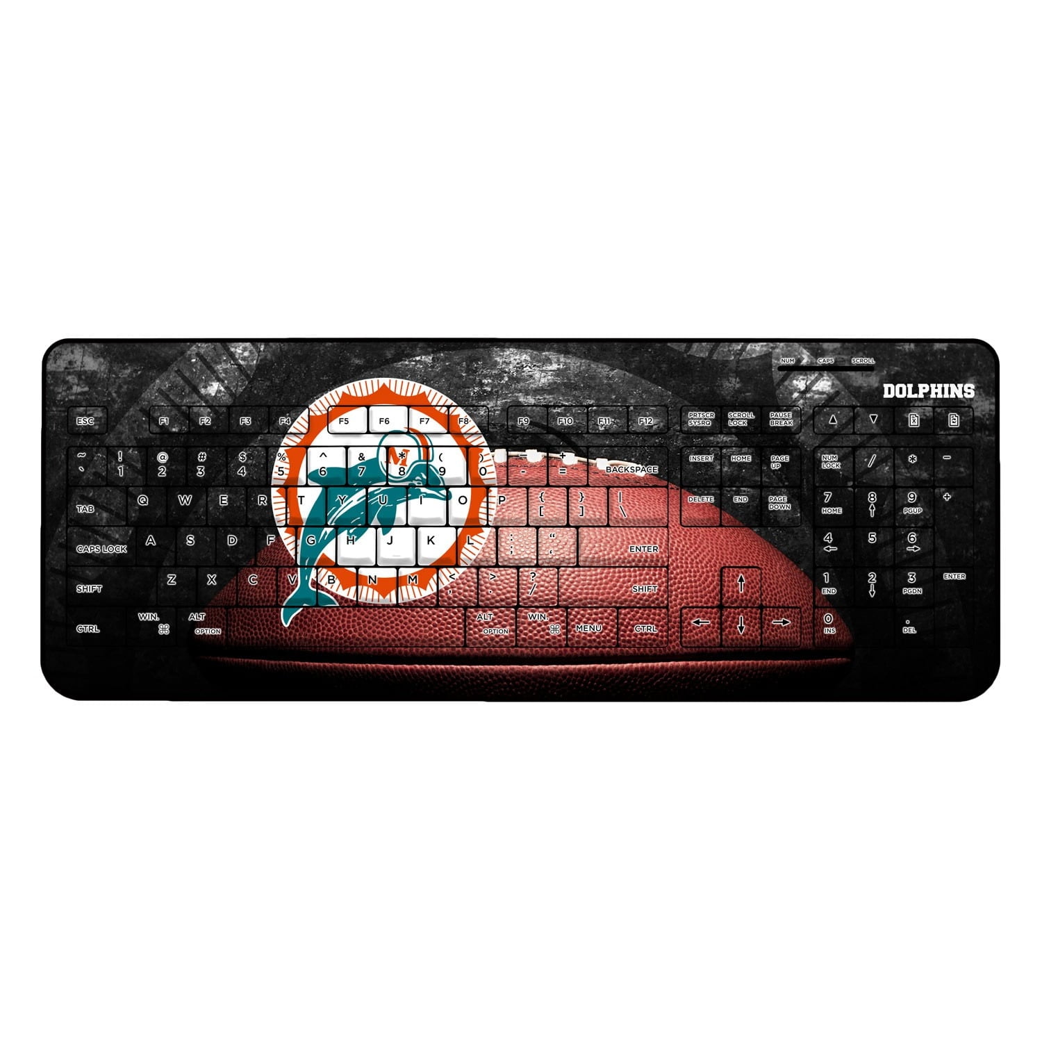 Miami Dolphins Legendary Design Wireless Keyboard - Walmart.com
