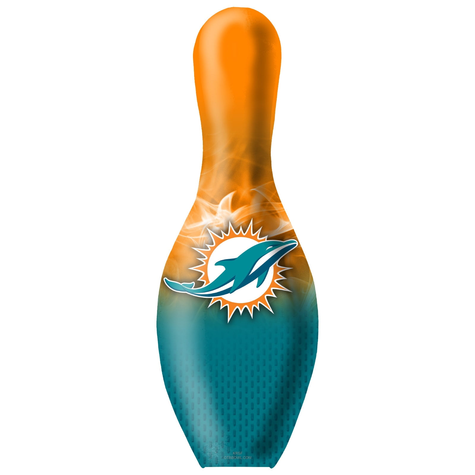 Miami Dolphins NFL On Fire Bowling Pin - Walmart.com
