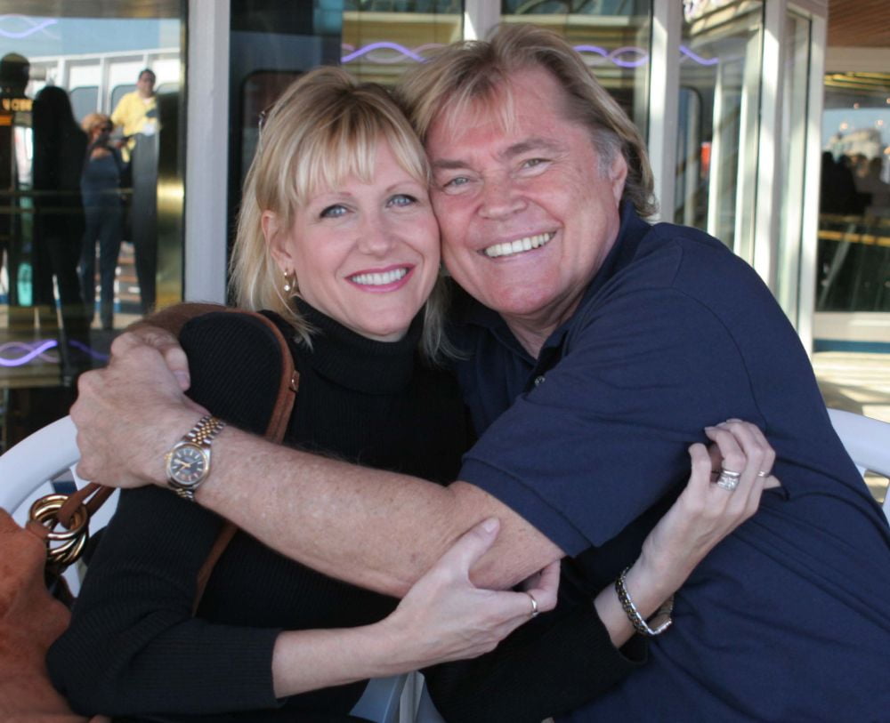 Miami, FL 12-1-2005. Dennis Cole and wife Ree, on board the Carnival ...