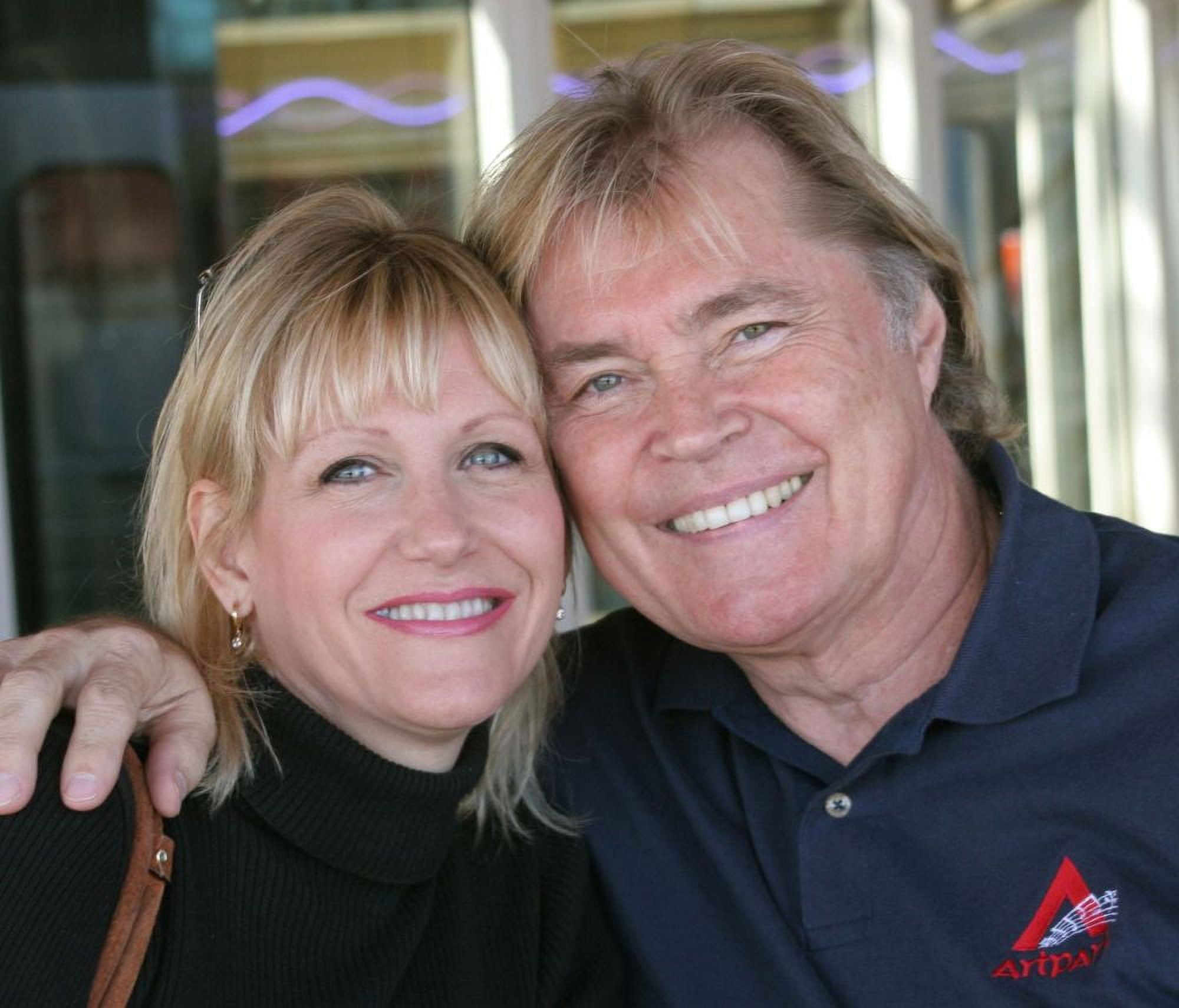 Miami, FL 12-1-2005. Dennis Cole and wife Ree, on board the Carnival ...