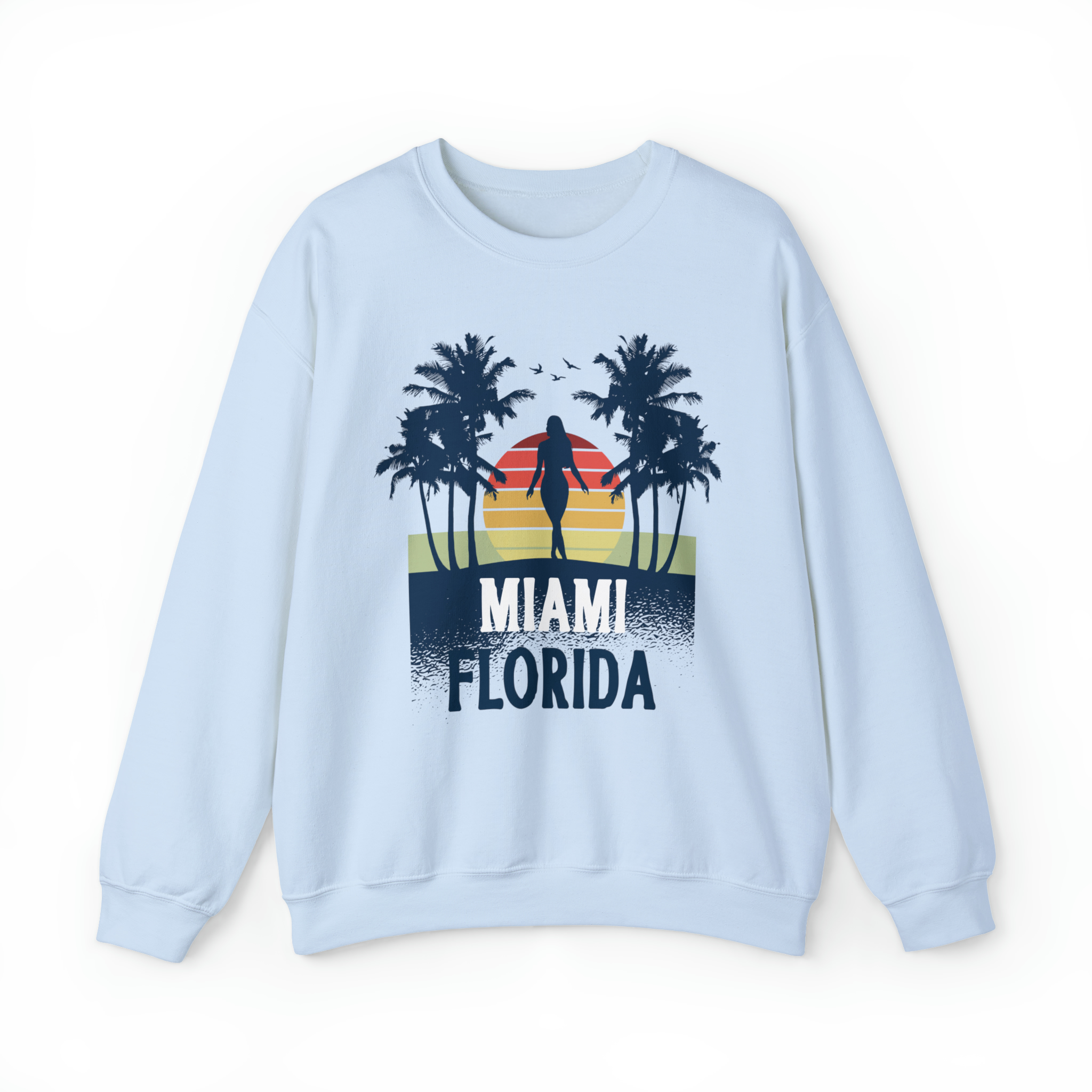 Miami Florida Sweatshirt - Walmart.com