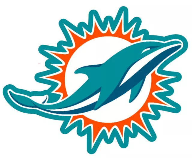 Miami Football Team Current Logo Sticker Baseball Sticker, Football ...