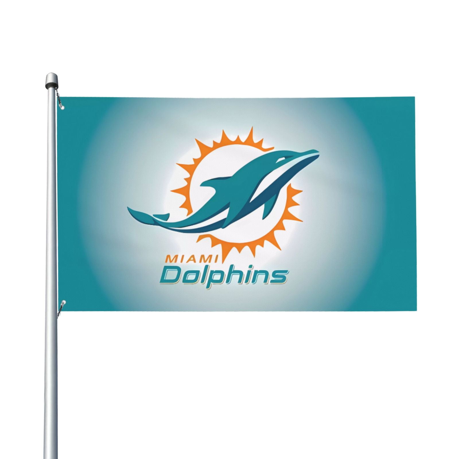 Miami Football Team Flag 3x5ft– Vibrant Polyester Banner for Outdoor ...