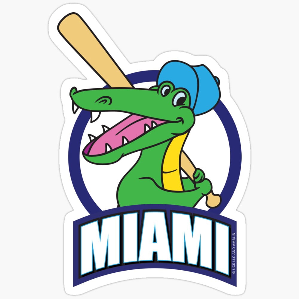 Miami Gators Sticker Phone Decal Water Bottle Stickers Car Decals ...