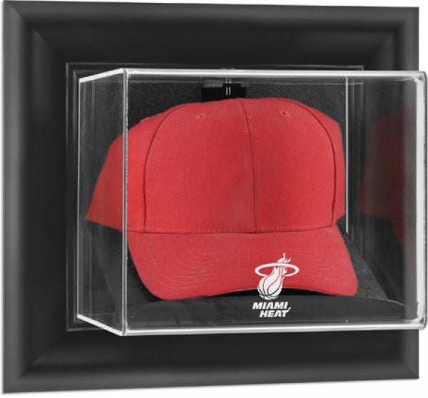 Miami Heat Black Framed Wall Mount Cap Display Case - Walmart.com