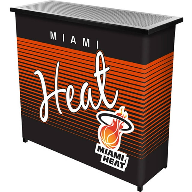 Miami Heat Hardwood Classics NBA Portable Bar with Carrying Case ...