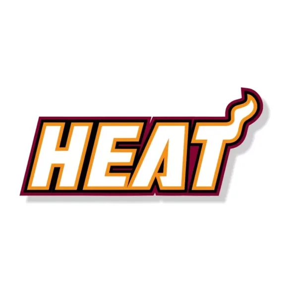 Miami Heat Heat Sticker Phone Decal Water Bottle Stickers Car Decals ...