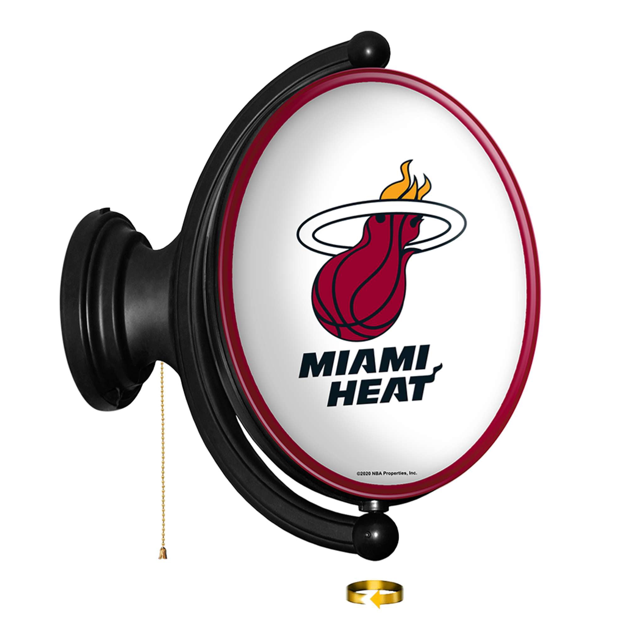 Miami Heat 21'' x 23'' Rotating Lighted Wall Sign - Walmart.com