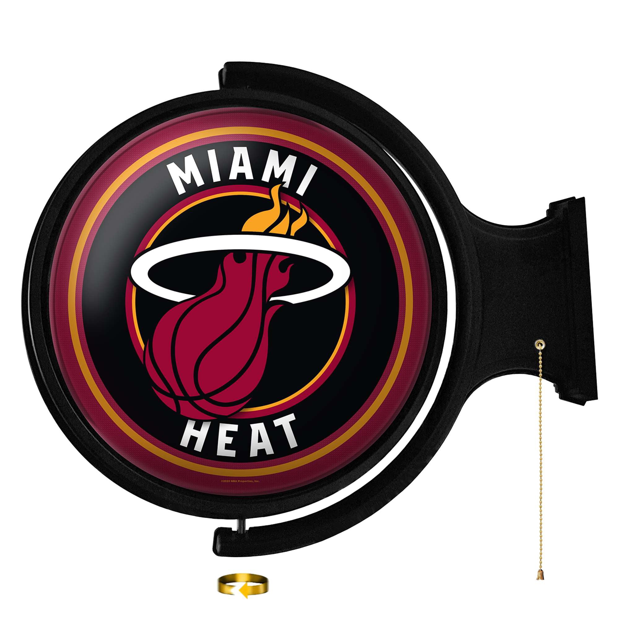 Miami Heat 21'' x 23'' Rotating Lighted Wall Sign - Walmart.com
