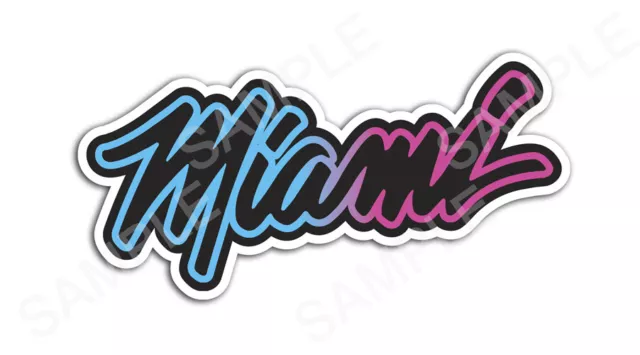Miami Heat Sticker Basketball Decals City Edition Vice Versa Phone ...