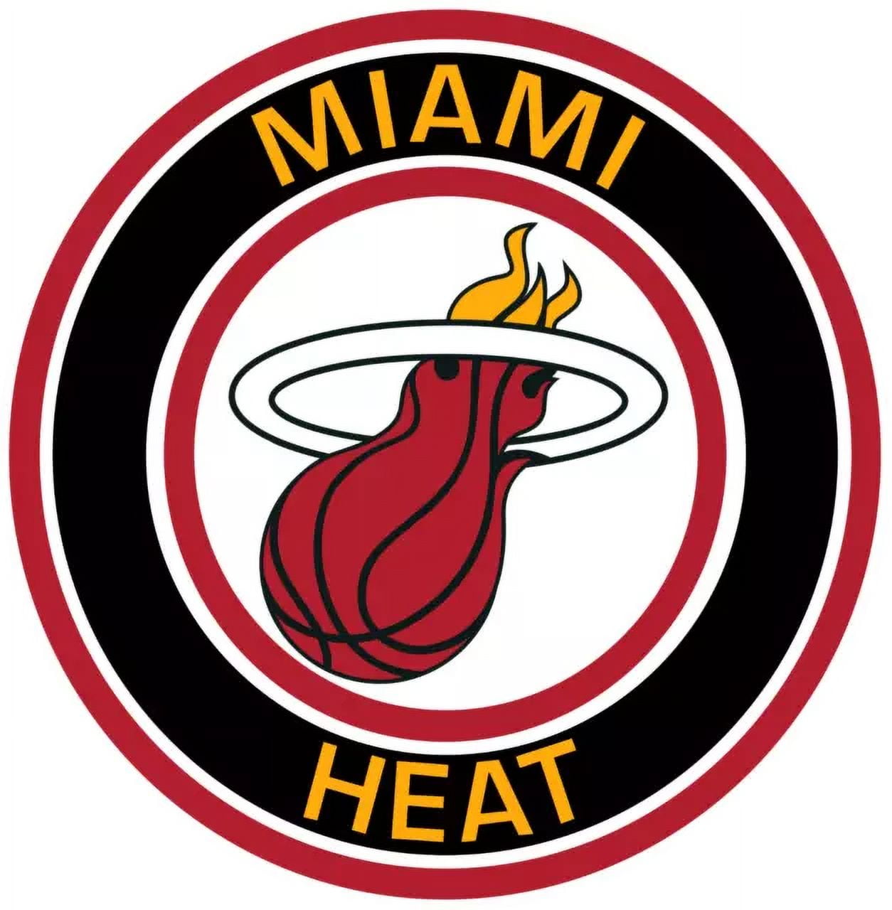 Miami Heat Sticker Logo Basketball Phone Decal Water Bottle Stickers ...