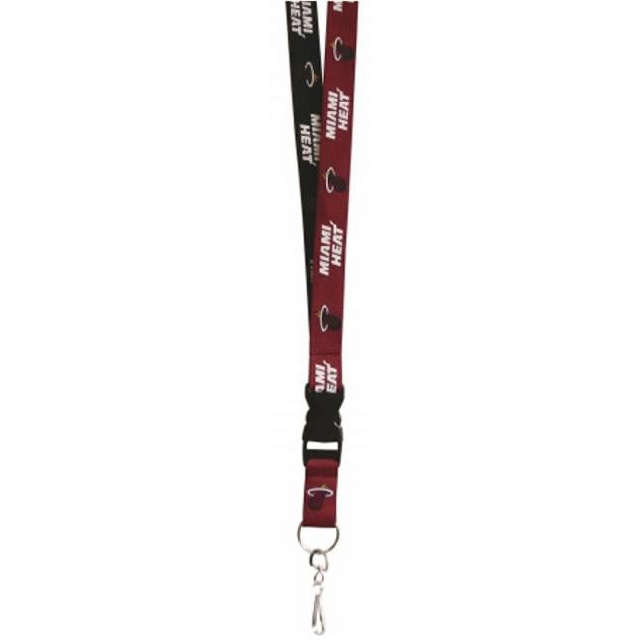Pro Specialties Group NBA Miami Heat Two Tone Lanyard with Detachable ...