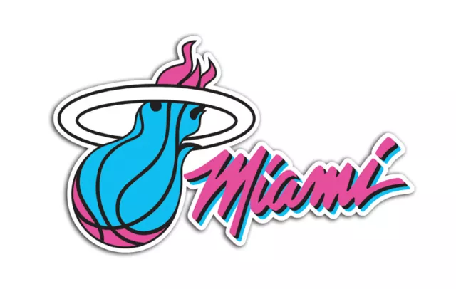 Miami Heat Vice Sticker Basketball Decals City Edition Phone Decal ...