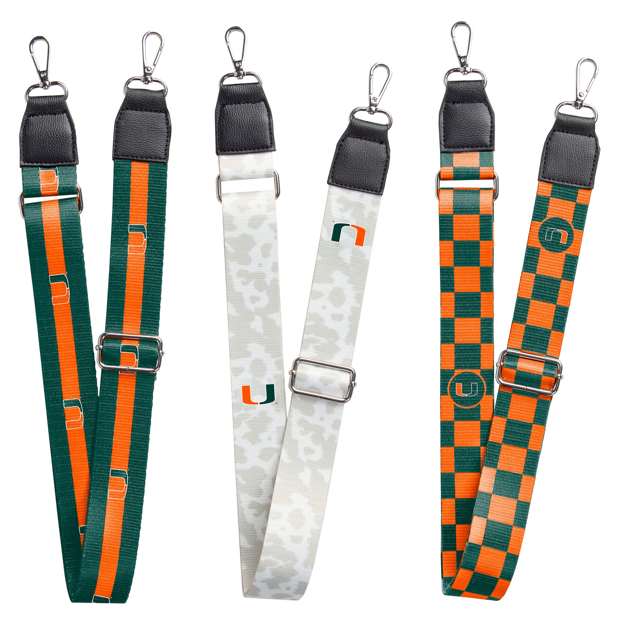 Miami Hurricanes 3-Pack Bag Strap Set - Walmart.com