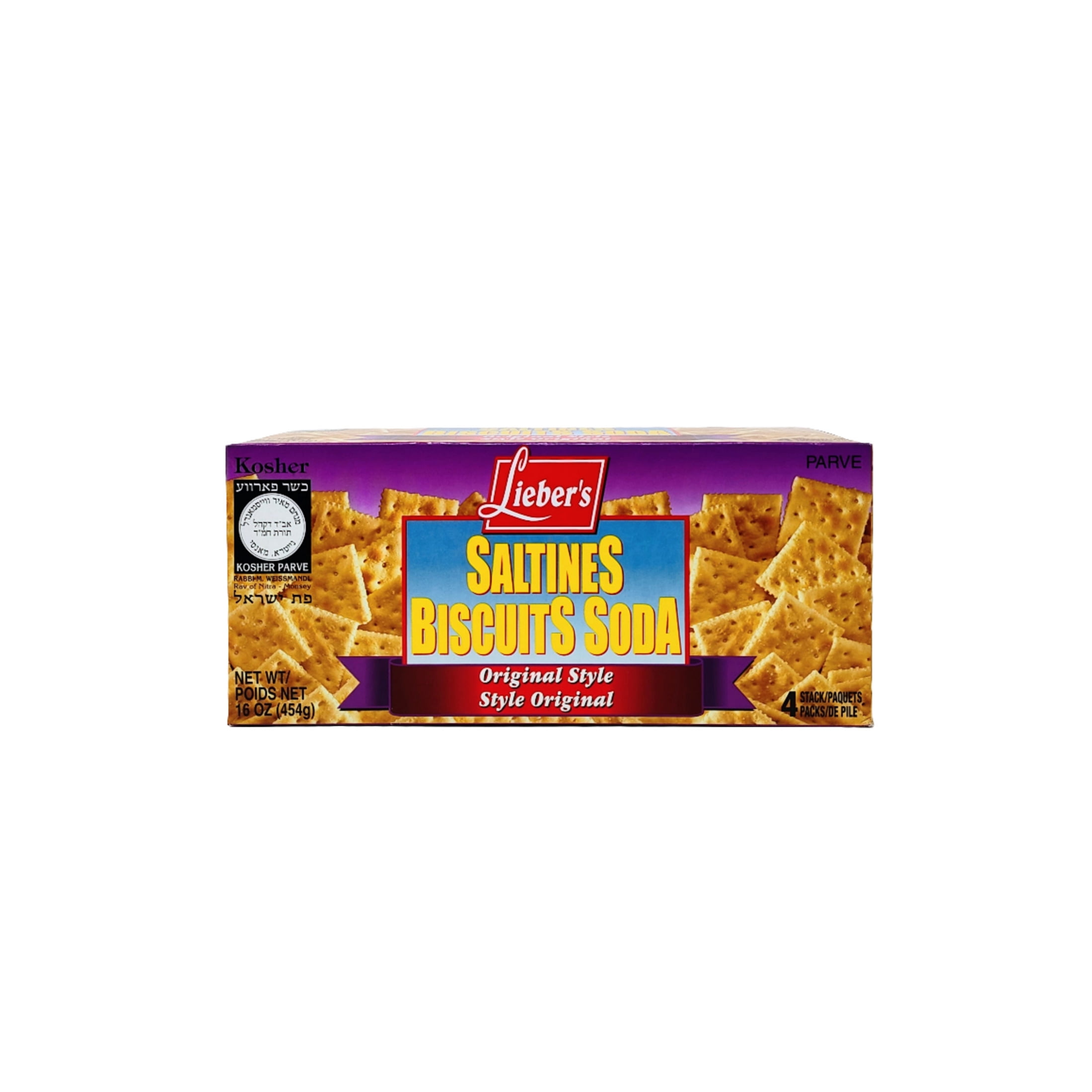 Miami Kosher Food Lieber's Saltines Biscuits Soda Original Style 16 Oz ...