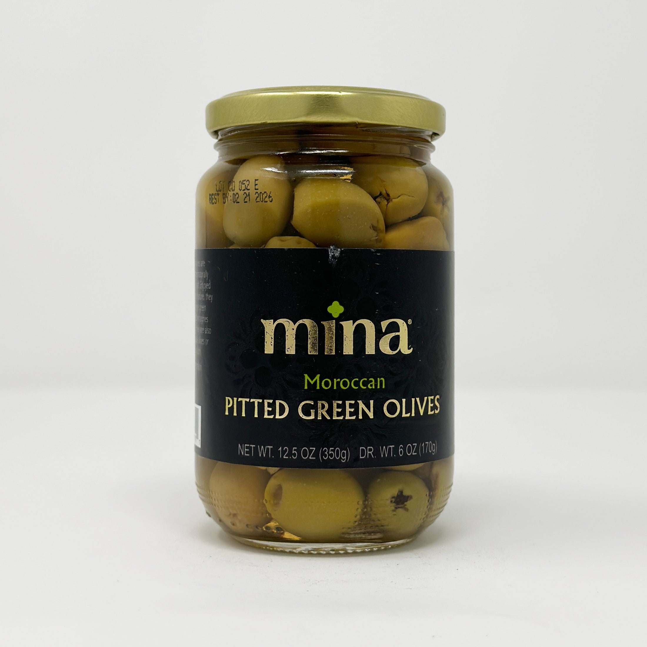 Miami Kosher Food Mina Pitted Green Olives 12.5 Oz - Walmart.com