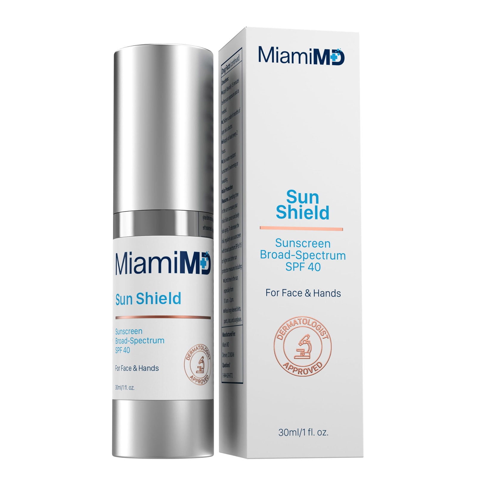 Miami MD,Face for Women,Spf 40 Broad Spectrum Face,with Vitamin C,with ...