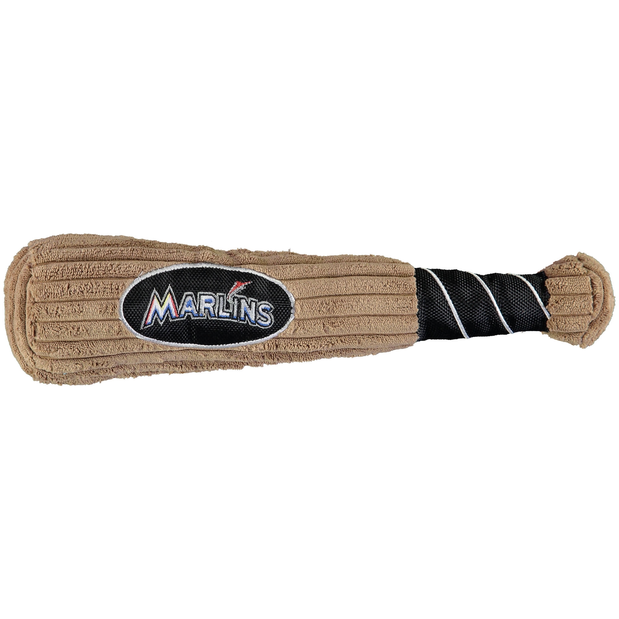 DoggieNation Miami Marlins Plush Baseball Bat Fetch Toy for Dogs 13in ...