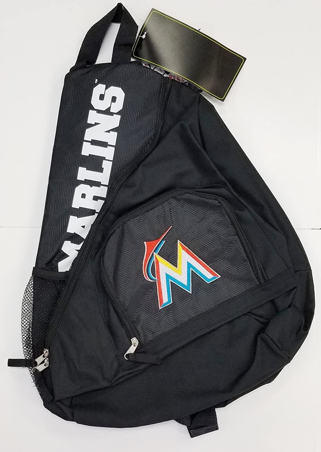 Miami Marlins Premium Backpack Heavy Duty Sling Design Nylon Baseball ...