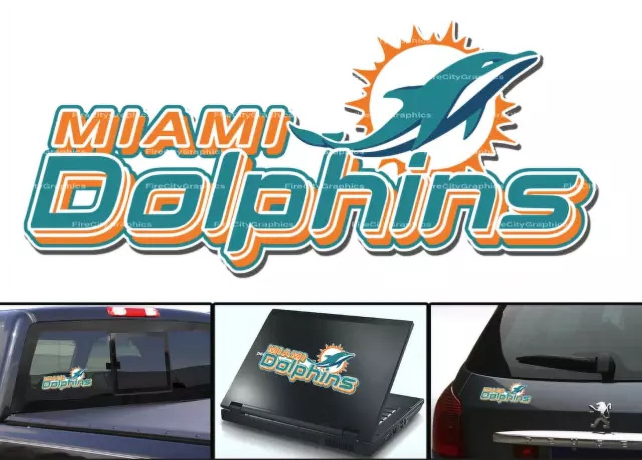 Miami Miami Football Team Sticker Decal Car Truck Window Bedroom Wall ...