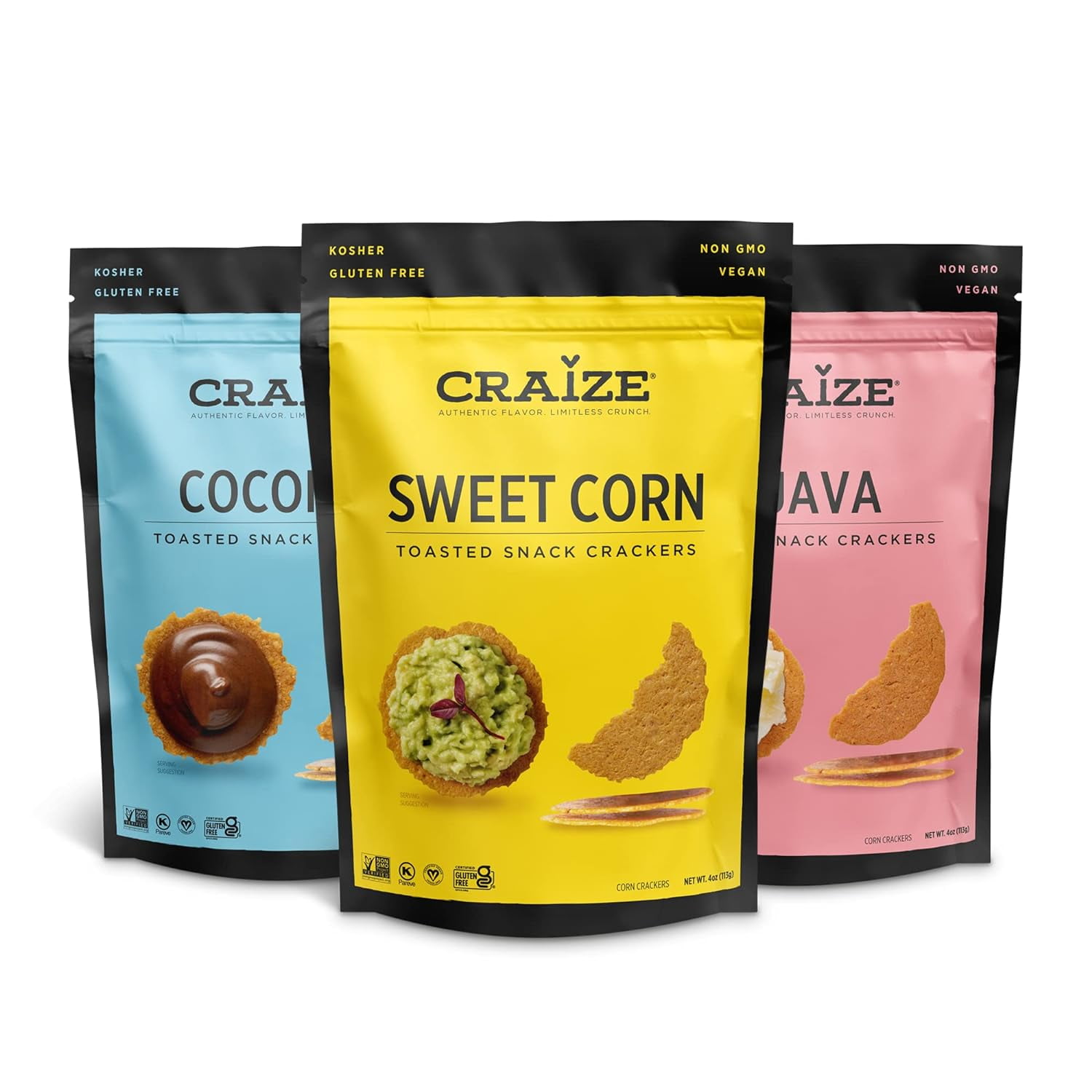 Miami Mix | Sweet Corn, nut, Guava Crisps | Gluten Free, Vegan, Kosher ...