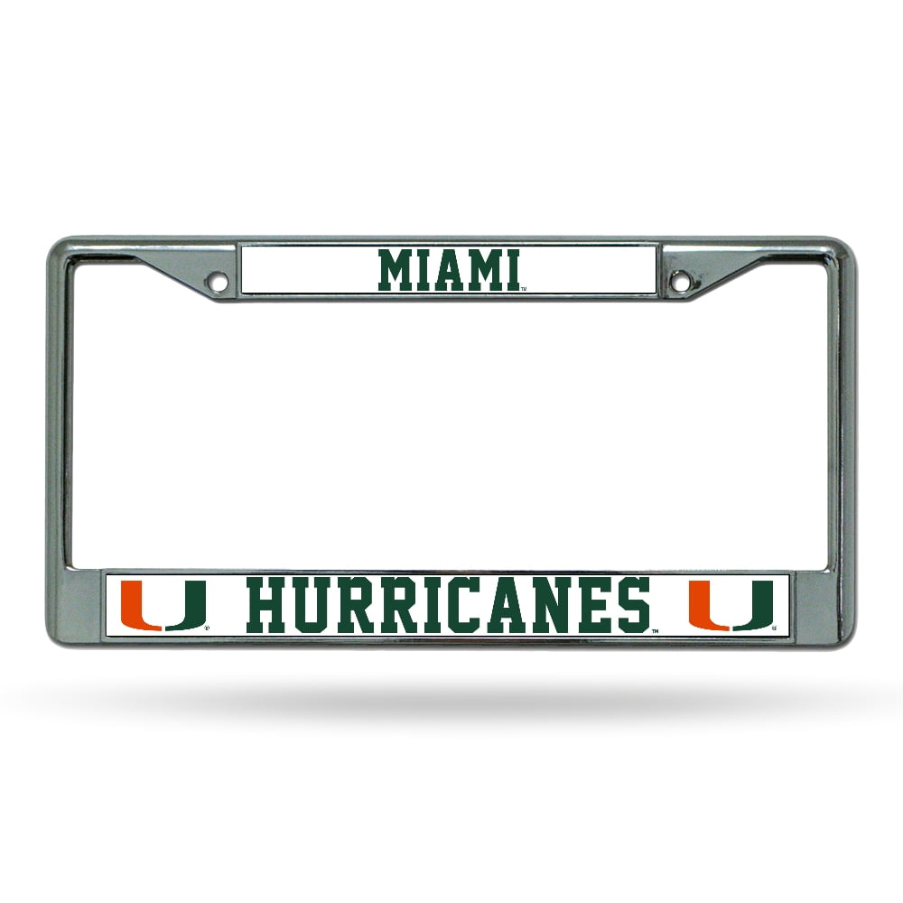 Miami Hurricanes License Plate