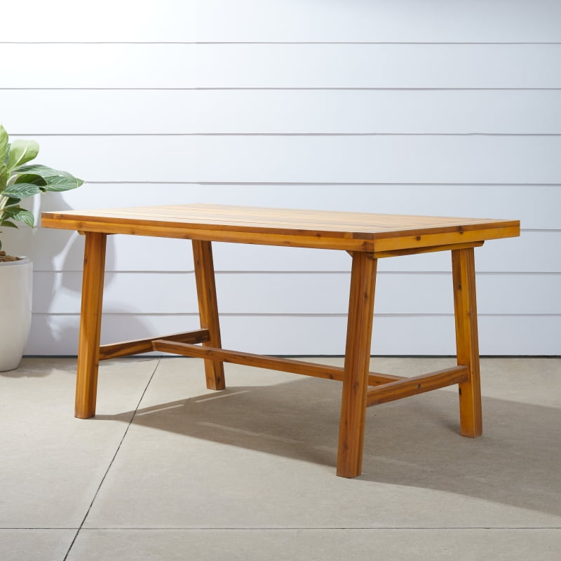Miami Outdoor Patio Picnic Dining Table - Walmart.com