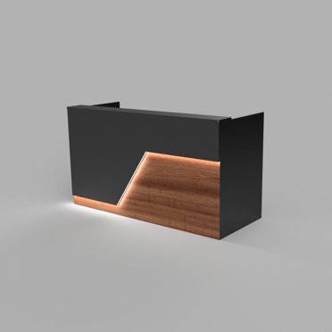 Malibu Reception Desk - Walmart.com