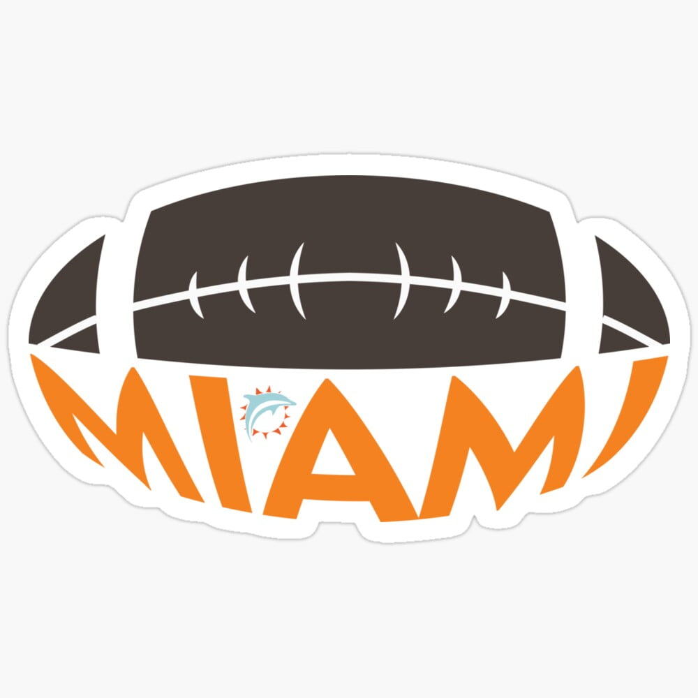 Miami-The Great Sport City Sticker Baseball Sticker, Football Sticker ...