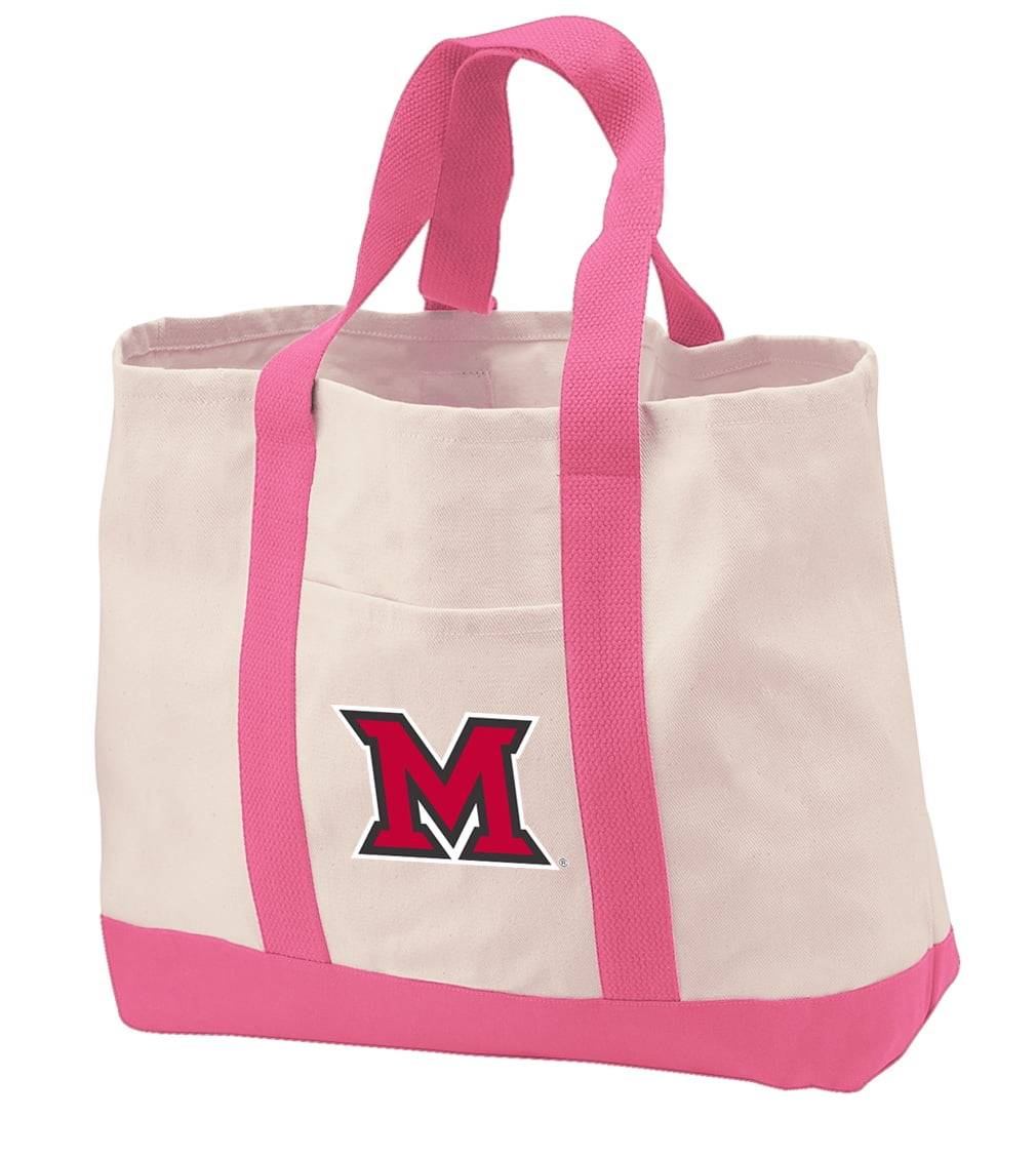 Miami University Tote Bag CANVAS Miami University Tote Bags for TRAVEL ...