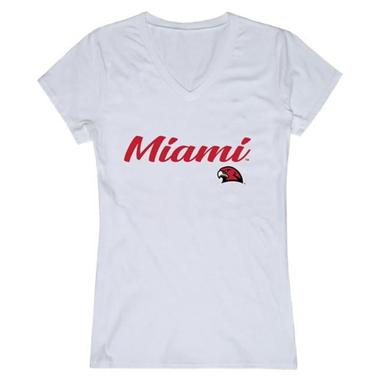 Miami University Womens Script T-Shirt, White - Extra Large - Walmart.com