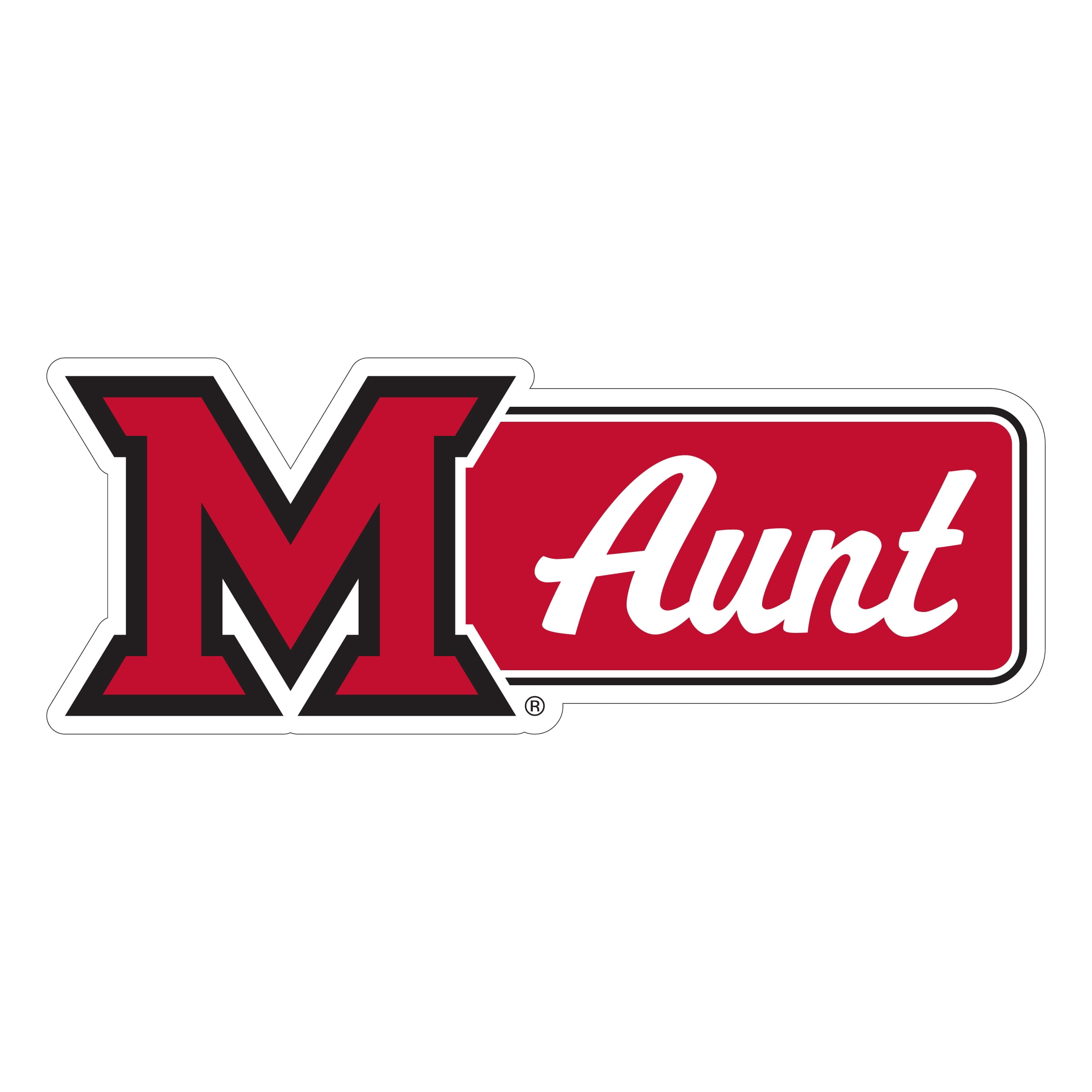 Miami University of Ohio Proud Aunt Die Cut Decal Officially Licensed ...