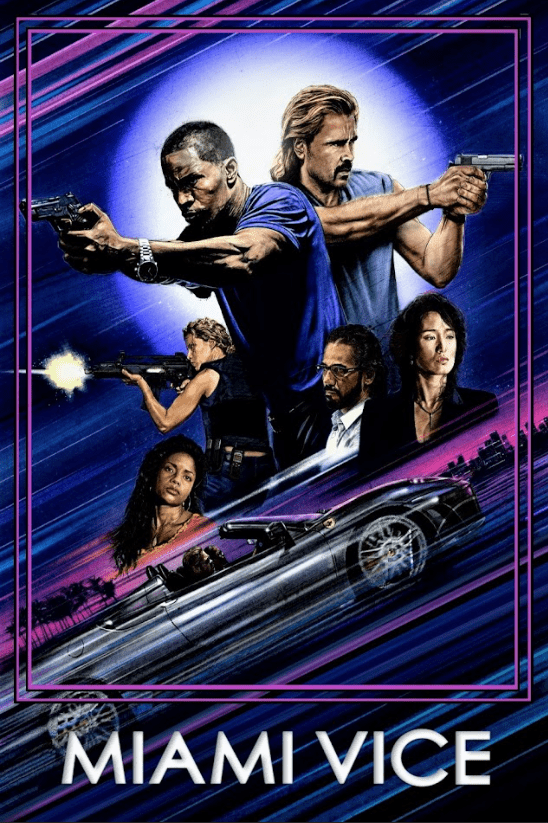 Miami Vice 2006 Poster 24x36 - Action Crime Thriller Colin Farrell Film ...