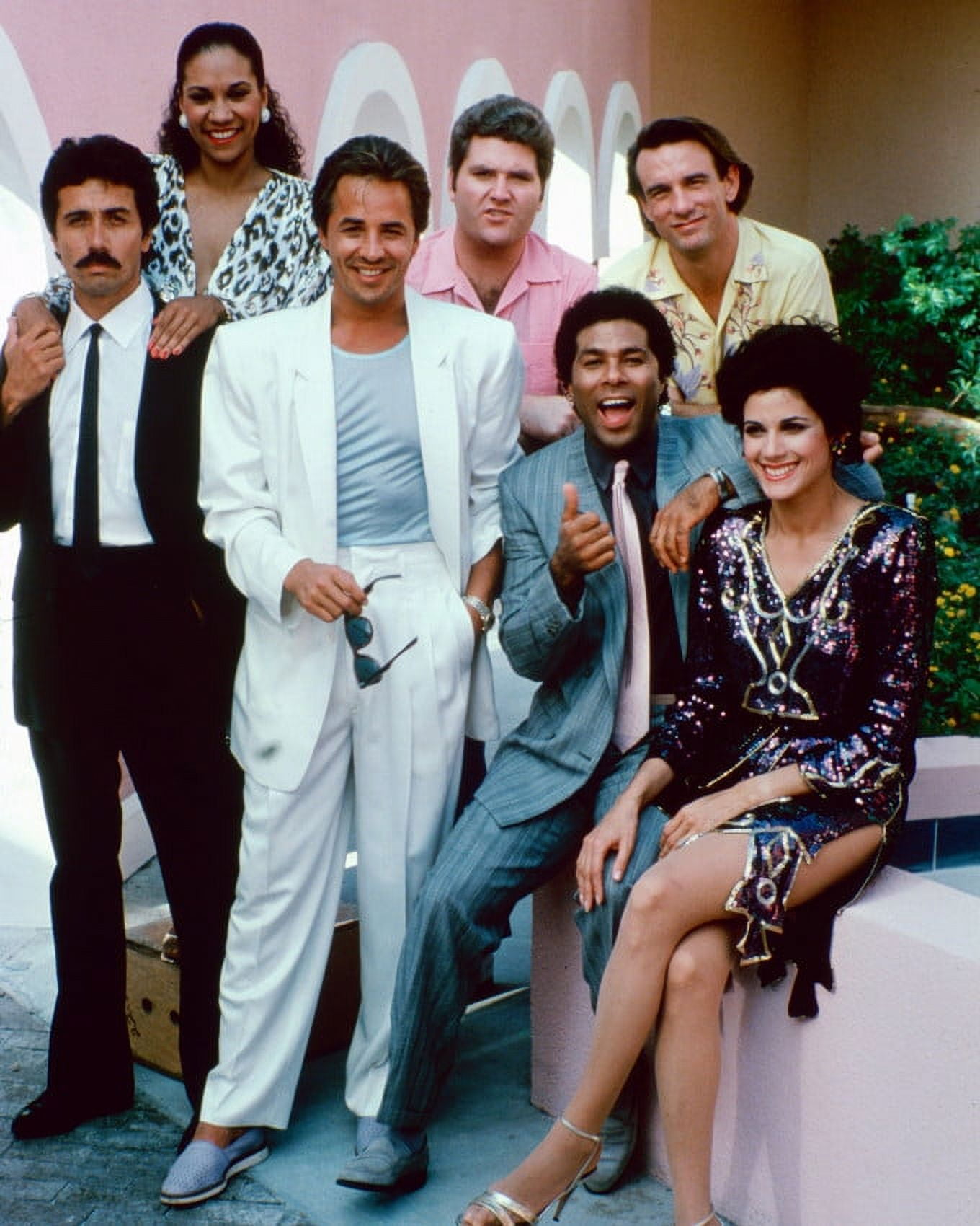 Miami Vice Don Johnson & Cast 24x36 Classic Hollywood Poster - Walmart.com