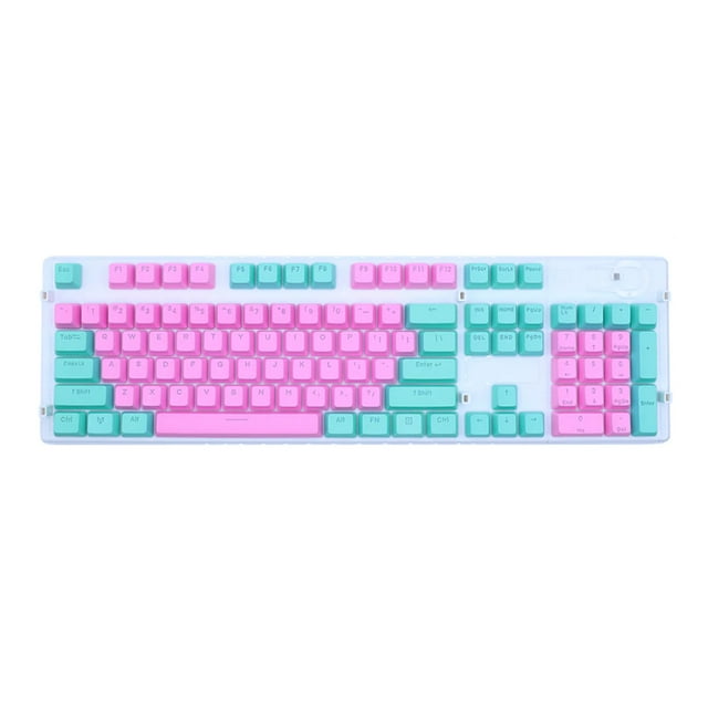 Miami Vice Pastel Pink PBT Doubleshot Keycaps - Walmart.com