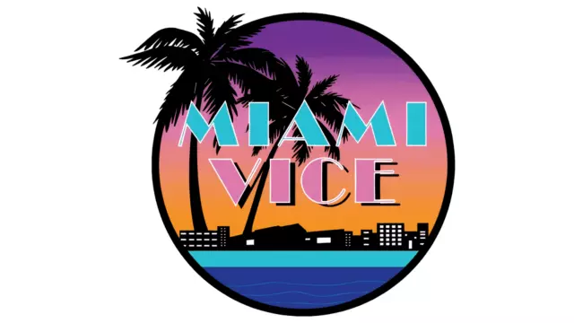 Miami Vice Sticker Logo Phone Decal Water Bottle Stickers Car Decals ...