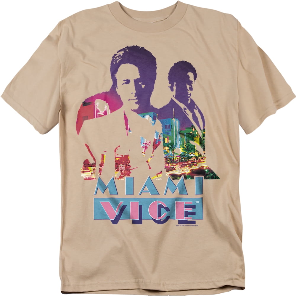 Miami Vice T-Shirt Crockett And Tubbs Unisex Graphic Tee For Men ...