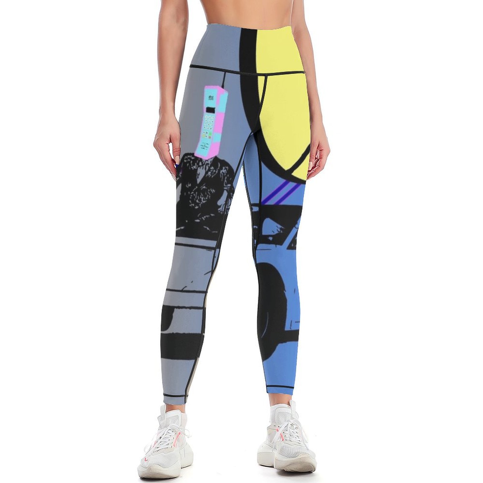 Miami Vice Vice Baby Boombox 80s Graphic Leggings for girls gym ...