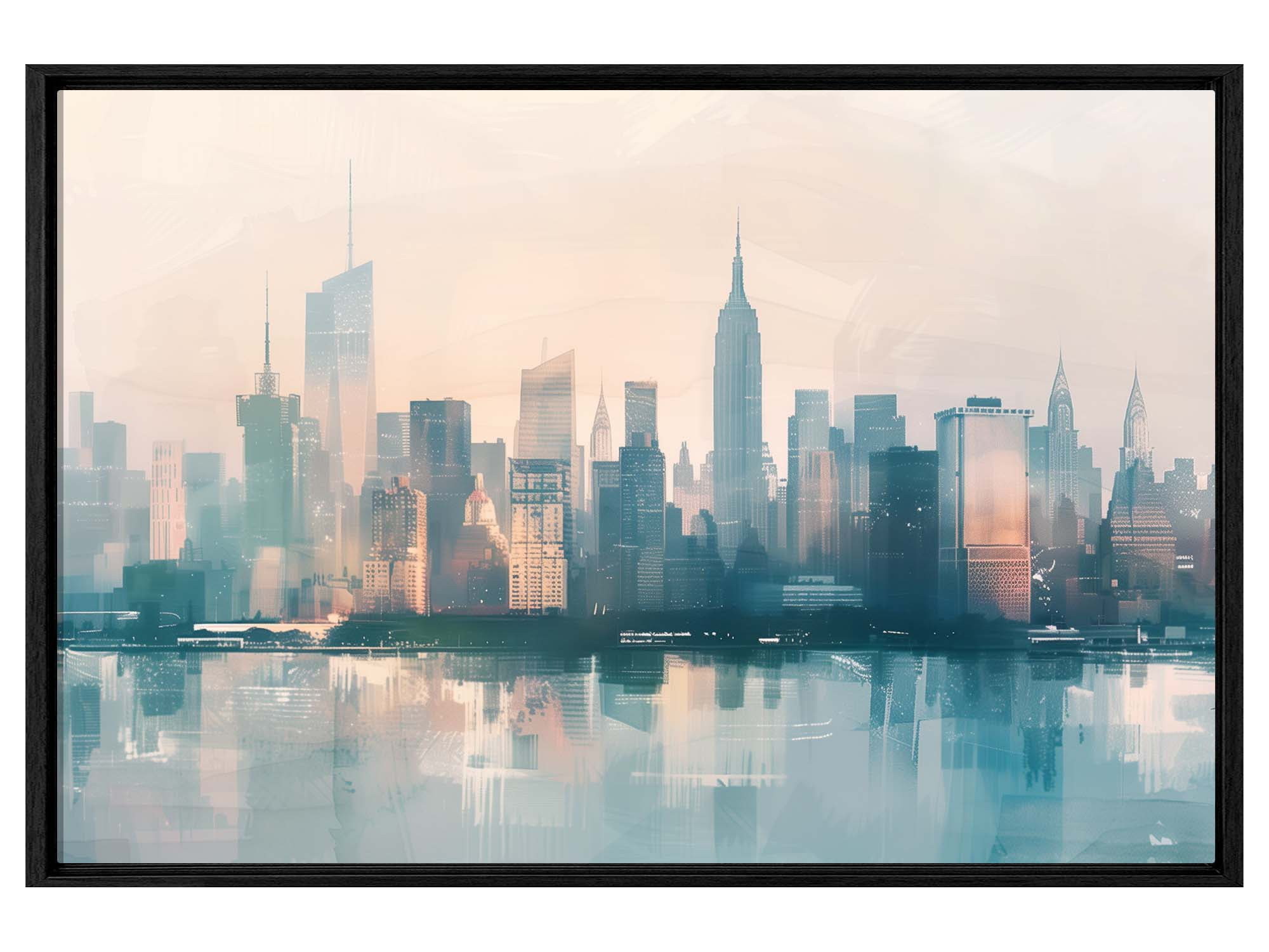 Miami Wall Art Miami Poster Large Framed Art City Scenes Abstract ...