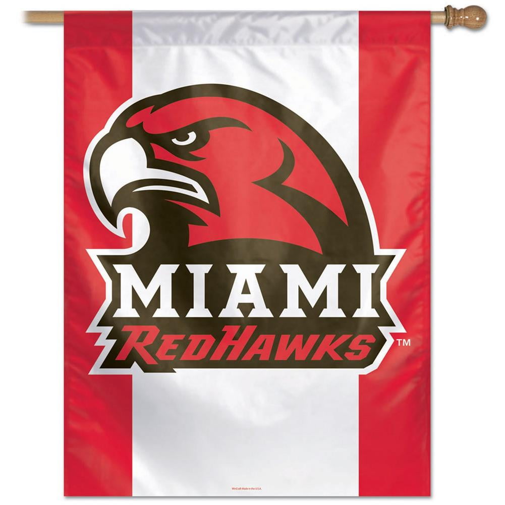 Miami of Ohio Redhawks Vertical Outdoor House Flag - Walmart.com