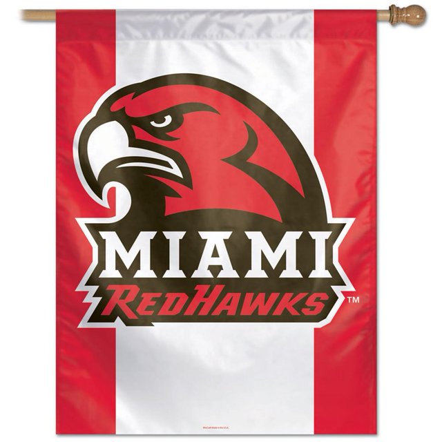 Miami of Ohio Redhawks Vertical Outdoor House Flag - Walmart.com