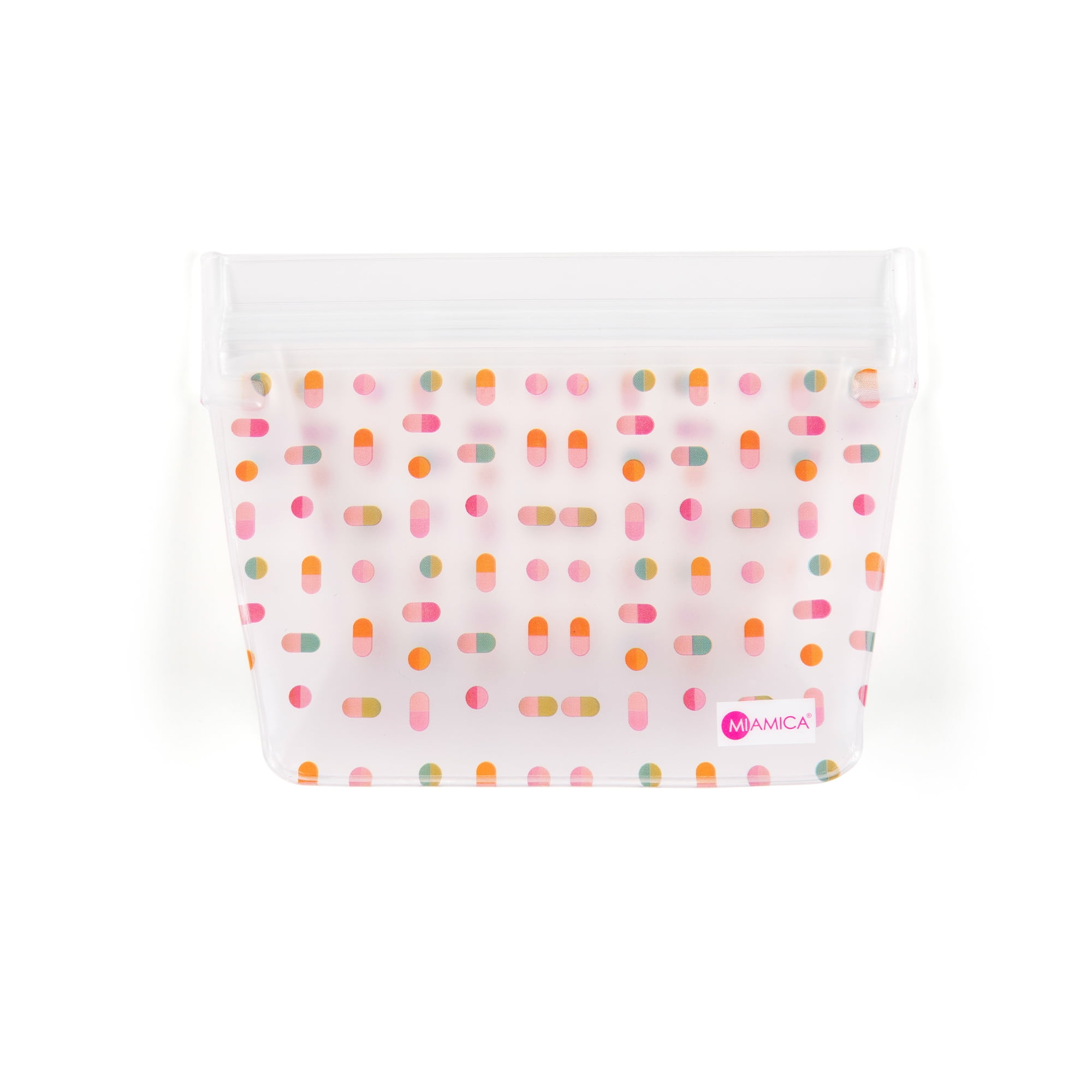 Miamica Pill Pouch Set 8 Reusable Pill Pouches, Large Exterior Bag ...