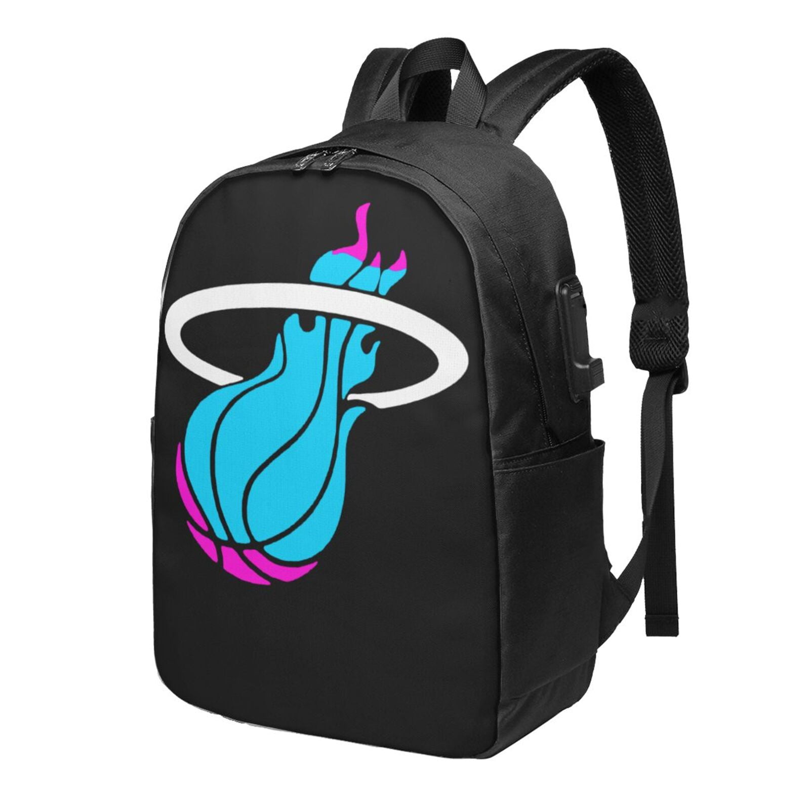 Miamis Vices Heat Basketbal Backpack Fashion Travel Backpack Laptop ...