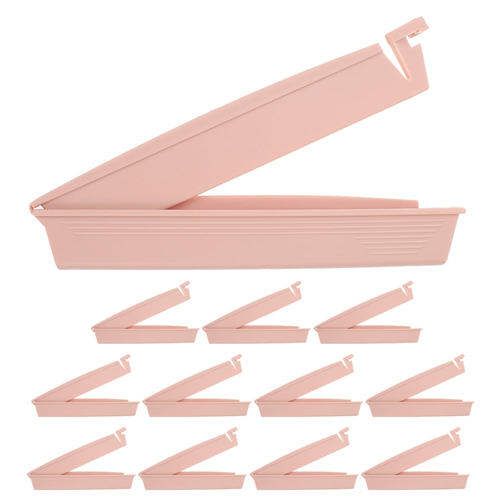 12Pcs Excreta Bag Sealing Clamps Ostomy Bag Plastic Clips Ostomy Drain ...